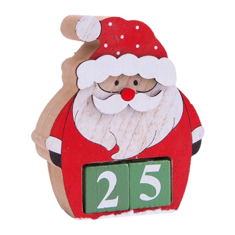 Christmas Countdown Wooden Advent Calendar Cute Ca... – Grandado