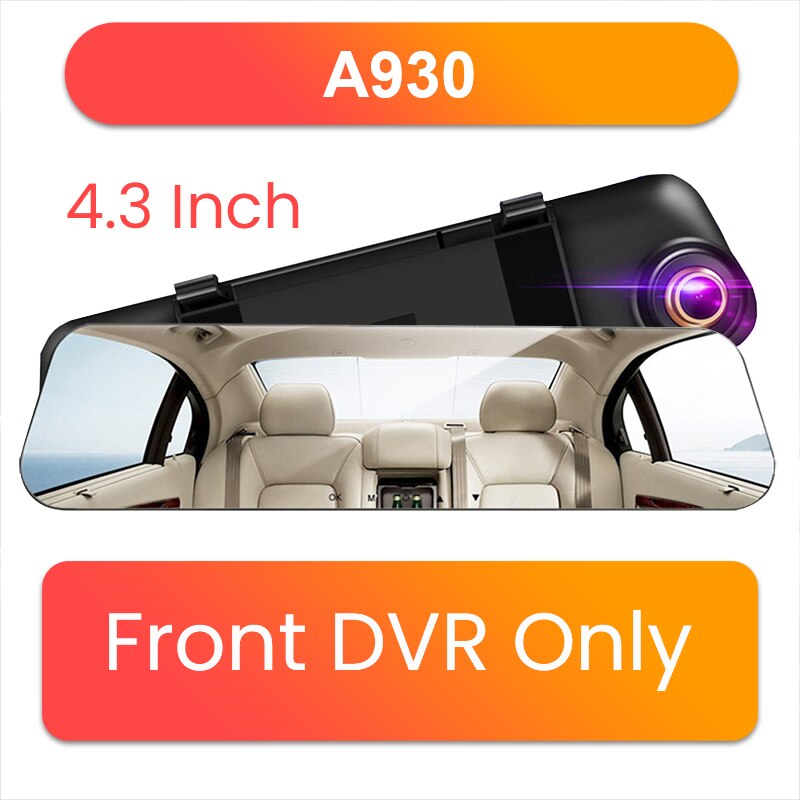 Car Dvr 4.3 Inch Dash Cam Video Recorder Rearview ... – Grandado