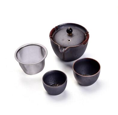 Teapot Ceramic Filter Teapot Travel Tea Set Portab... – Grandado