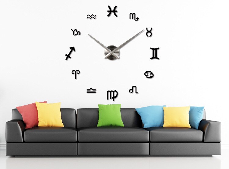 Reloj de pared de EVA 3D de tamaño grande, , artes... – Grandado