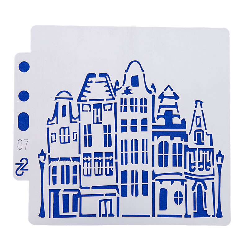 House DIY Layering Stencils Wall Painting Scrapboo... – Grandado