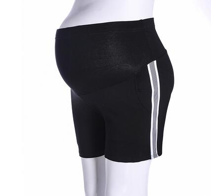 Pregnant Women Shorts Summer Side Stripe Patchwork... – Vicedeal