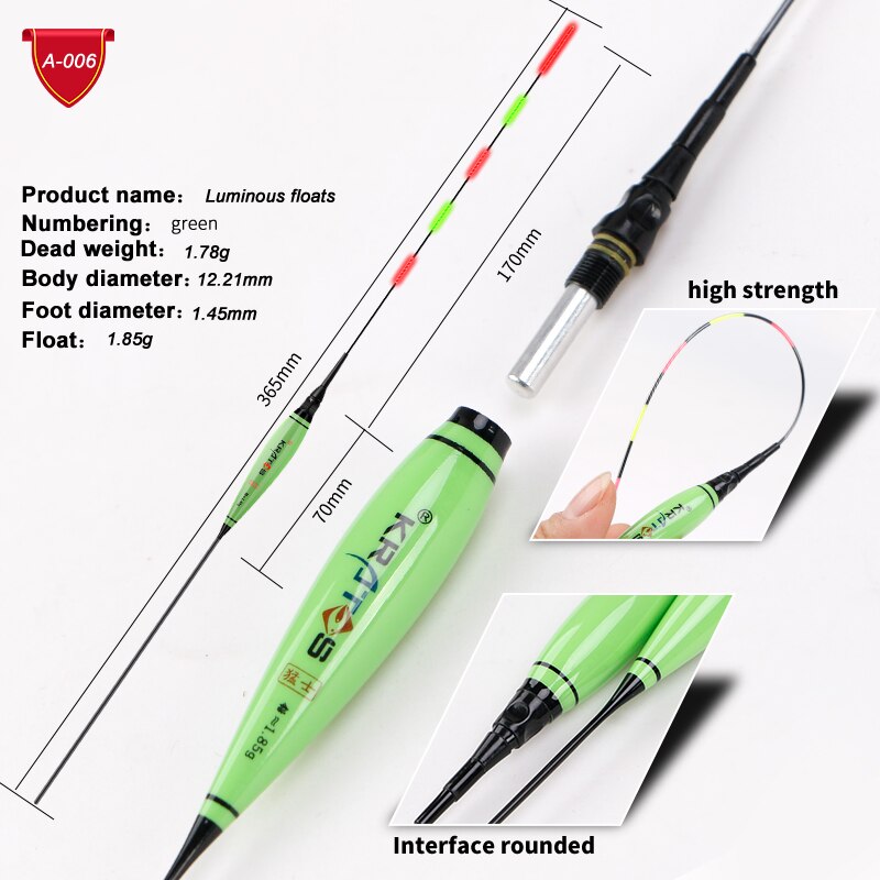 1pcs Fishing Float LED Electric Float Light + Batt... – Vicedeal