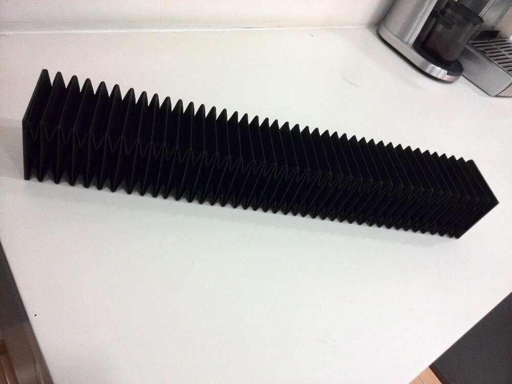 Rectangular flexible bellows,inside:50mm x 90mm,ou... – Vicedeal