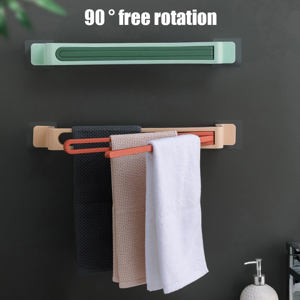 Zelfklevende Handdoek Houder Rek Wandmontage Handd... – Grandado