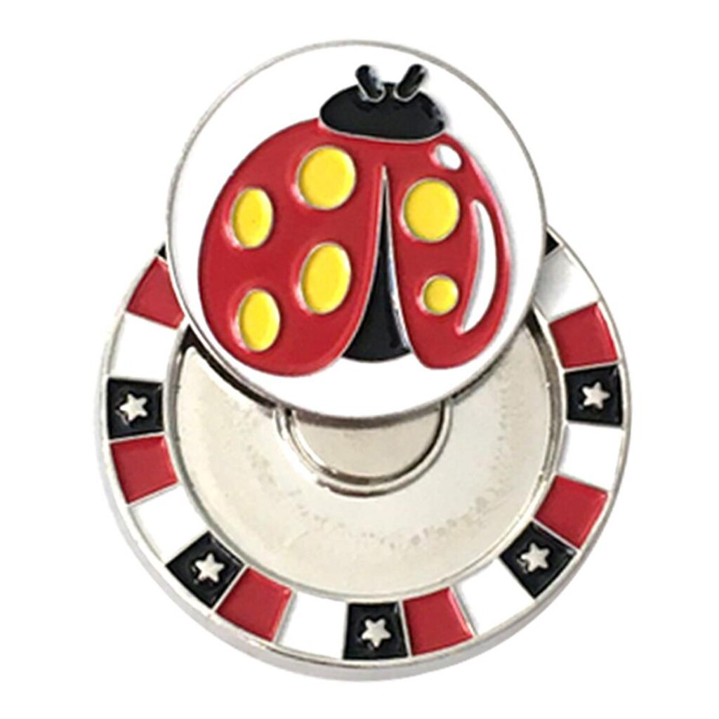 Golf Hoed Clip Ball Marker Anti Roest Mark Signaal... – Vicedeal