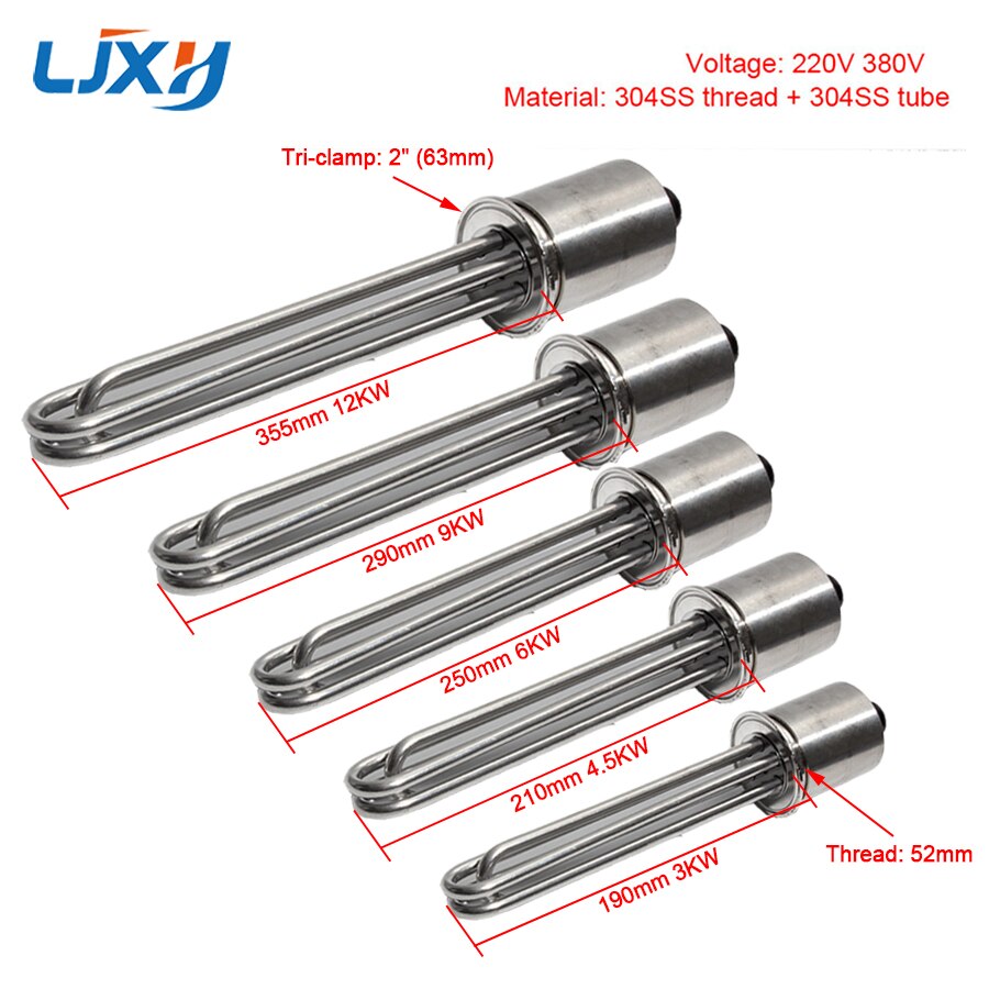 LJXH Tubular Immersion Water Tank Heater Heating E... – Vicedeal