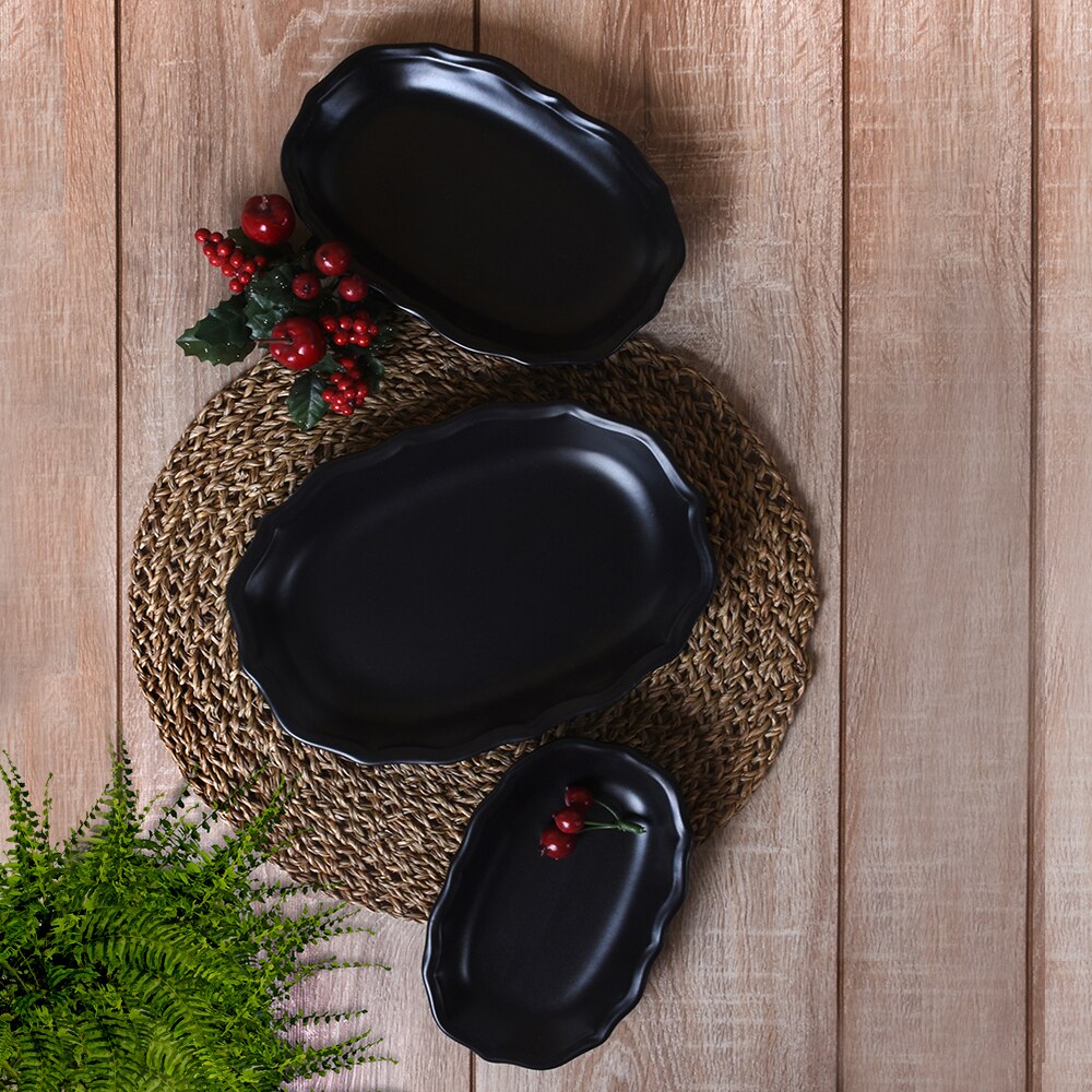 Keramika Ceramic - Set Salad Romeo 3 Pieces - Matt... – Grandado