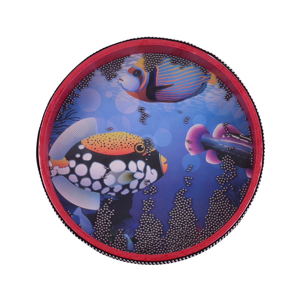 Mini 10-inch Solid Wooden Ocean Drum Sea Wave Drum... – Grandado