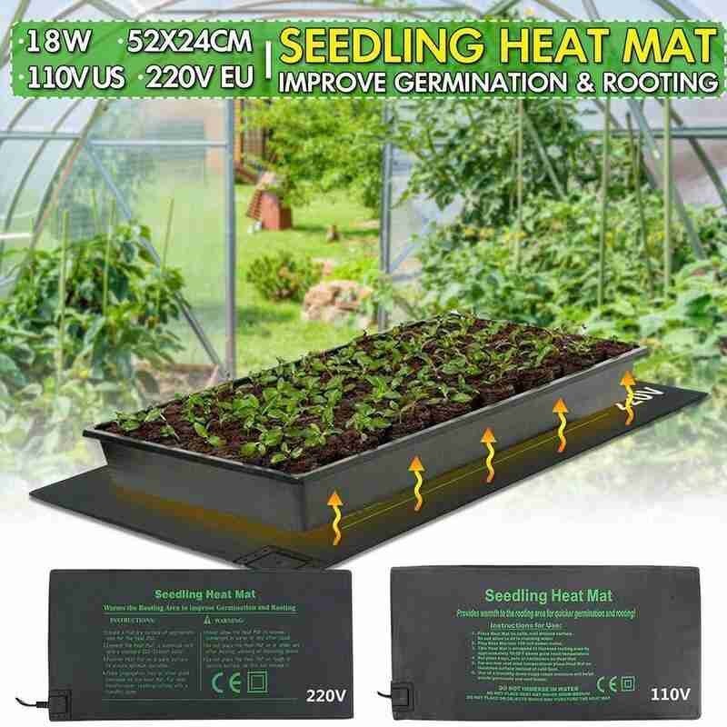 Plant Heating Mat 24x52CM Seedling Flower Electric... – Vicedeal