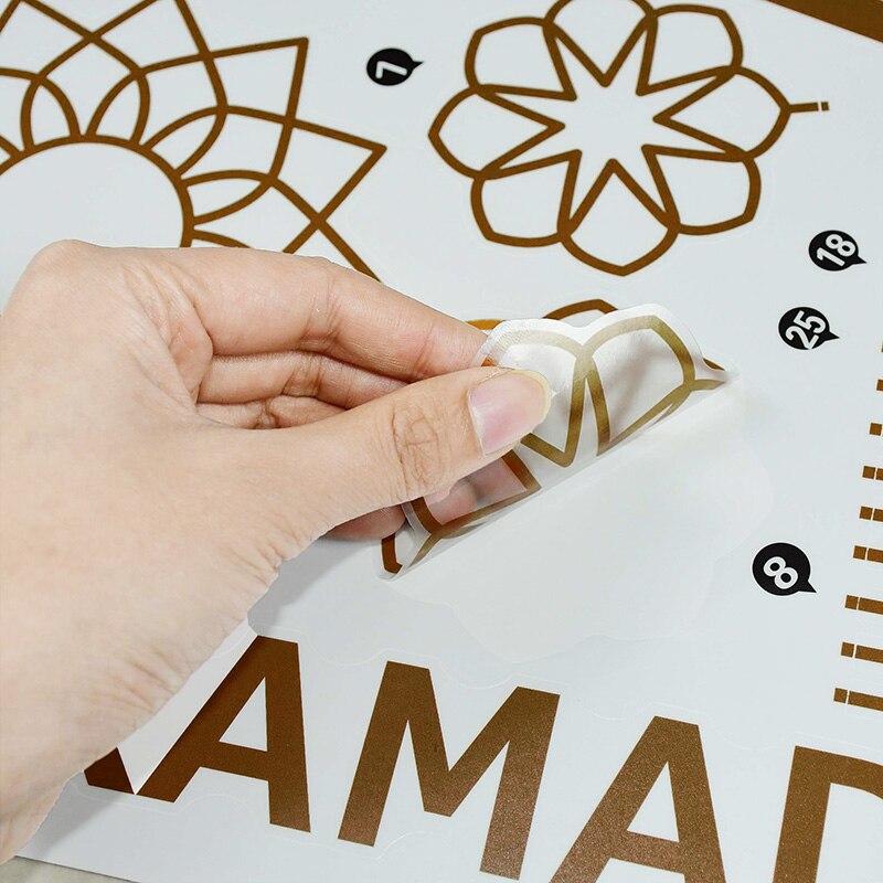 1set Ramadan Window Sticker Eid Mubarak Decor Lant... – Grandado