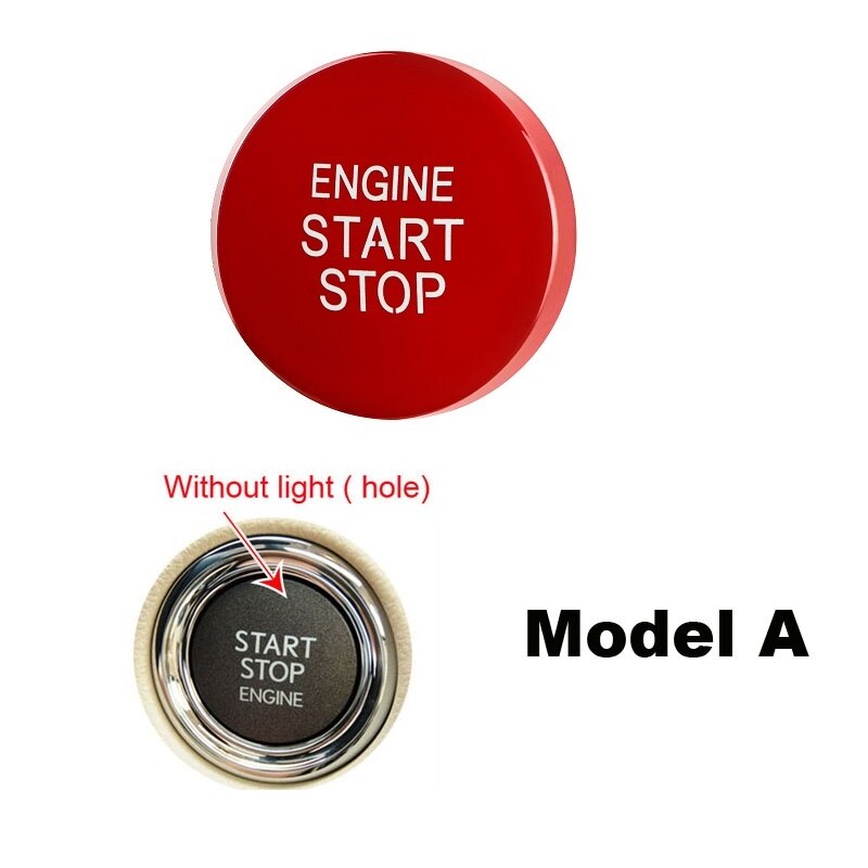 Car Start Stop Engine Push Switch Buttons Trim for... – Grandado