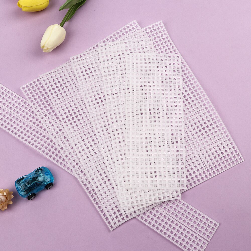 White Plastic Mesh Cloth For Weaving Bag Making DI... – Grandado