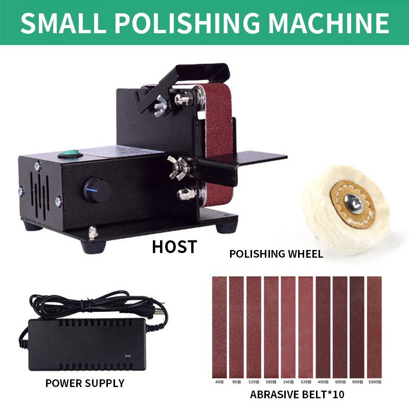 180W small mini electric belt machine DIY polishin... – Vicedeal