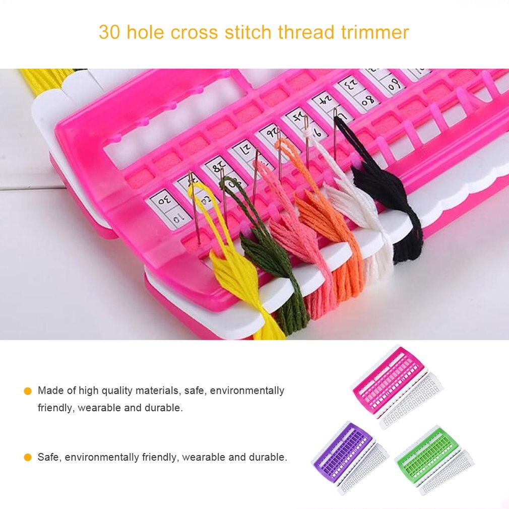 30 Gaten Kruissteek Rij Line Tool Set Naalden Houd... – Grandado