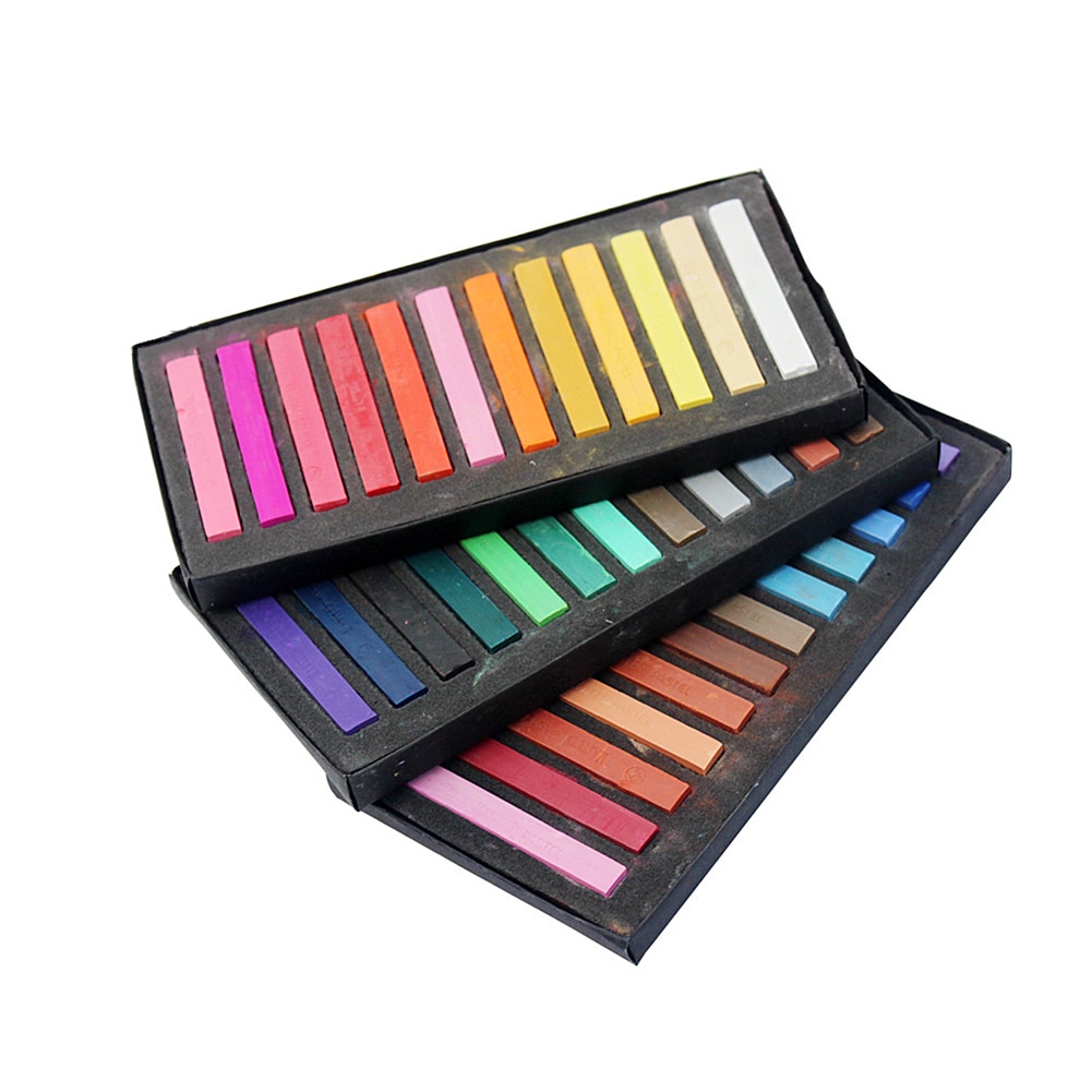 Students Painting Crayons Soft Pastel 12/24/36/48 ... – Grandado