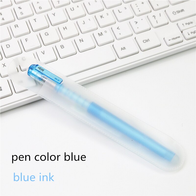 Leuke zachte houder Uitwisbare gel pen 0.5mm blauw... – Grandado