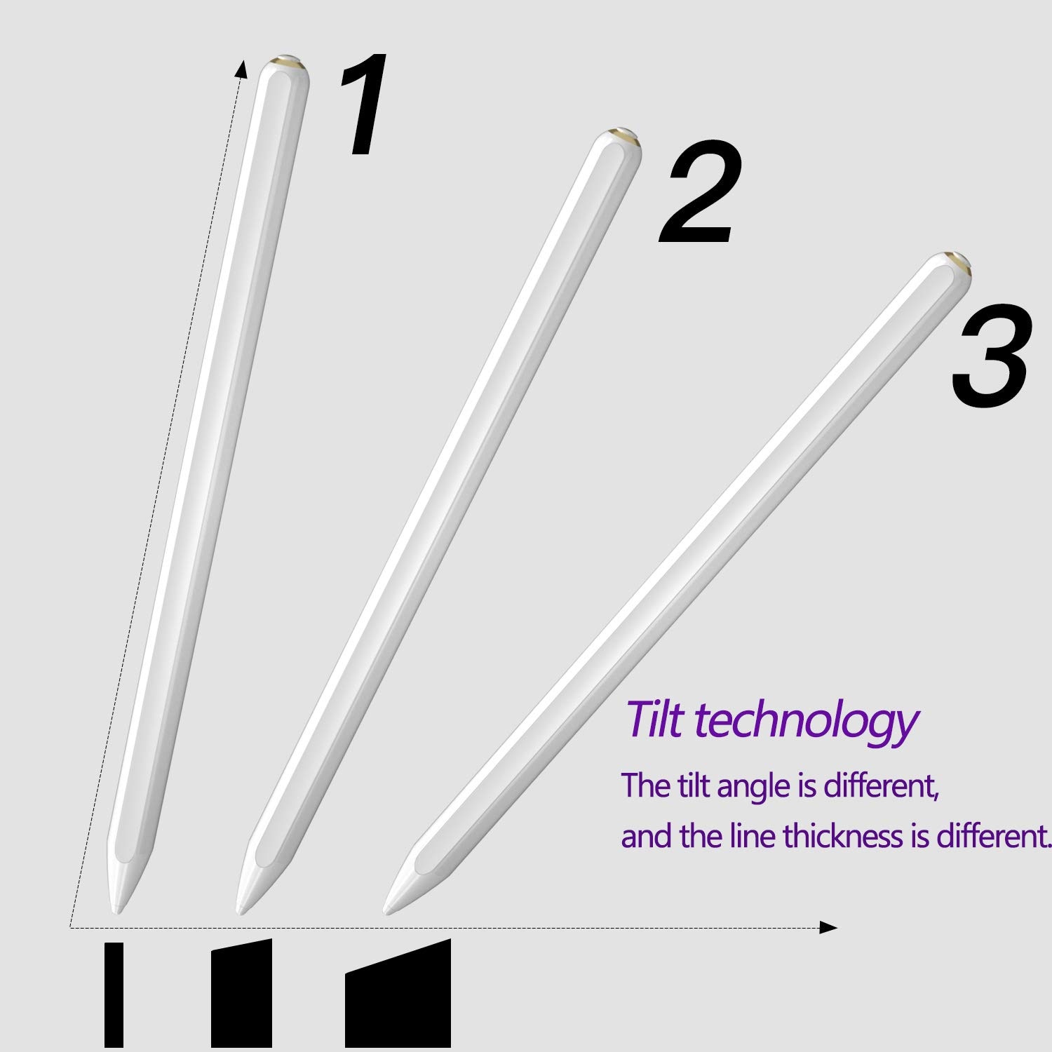 Ipad Stylus Pen with Tilt, Ipad Pencil for All App... – Grandado