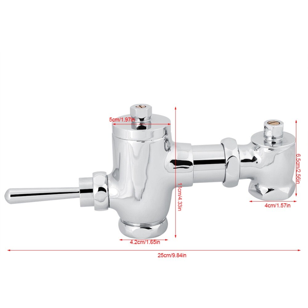 Durable Manual Flush Valve Office Hotel Bathroom T... – Vicedeal