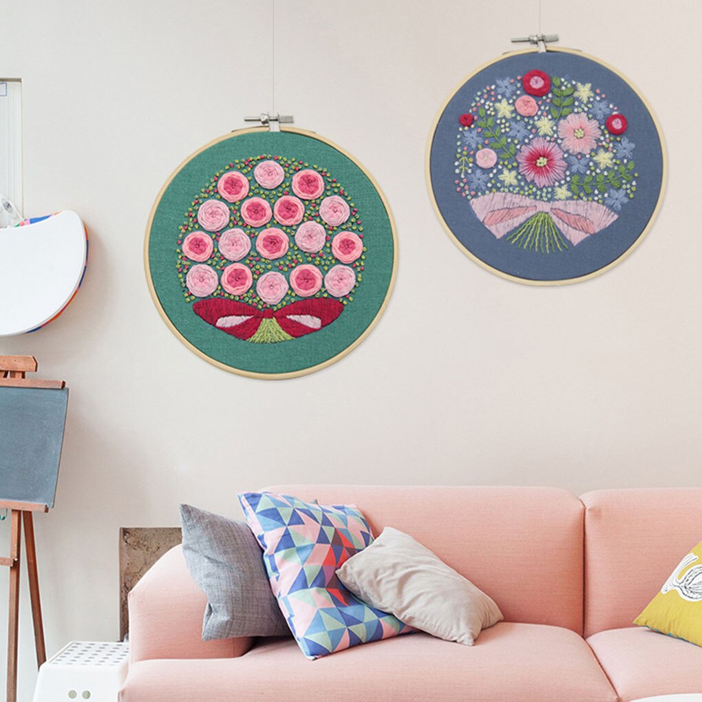 Full Range Embroidery Starter Kits Kissbuty Printe... – Grandado