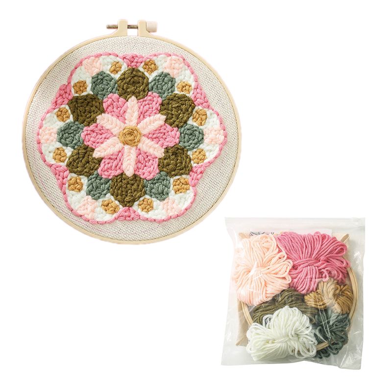 DIY Unfinished Embroidery Poked Kit Punch Needle C... – Vicedeal