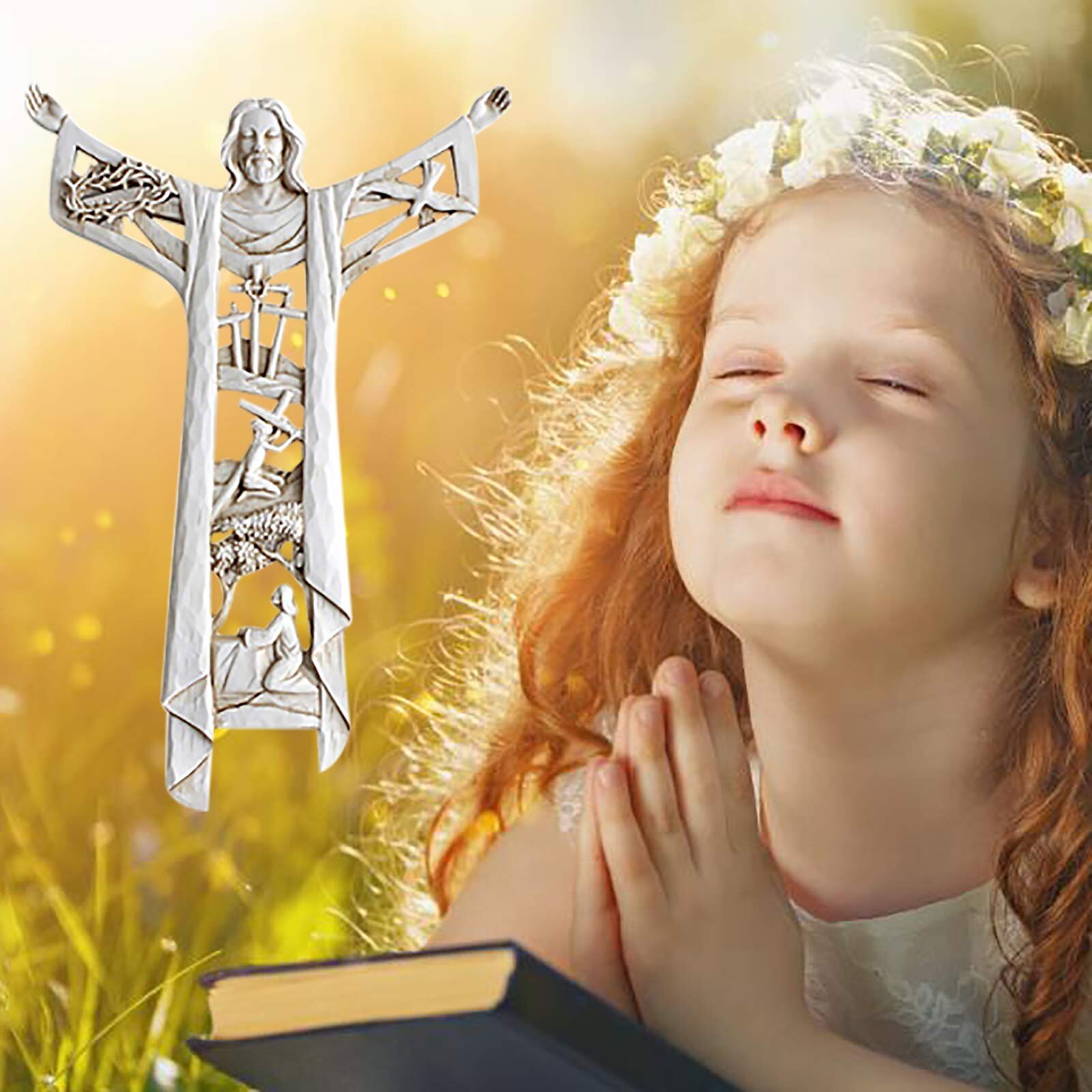 A Risen Christ Wall Cross & Last Supper Wall Cross... – Grandado