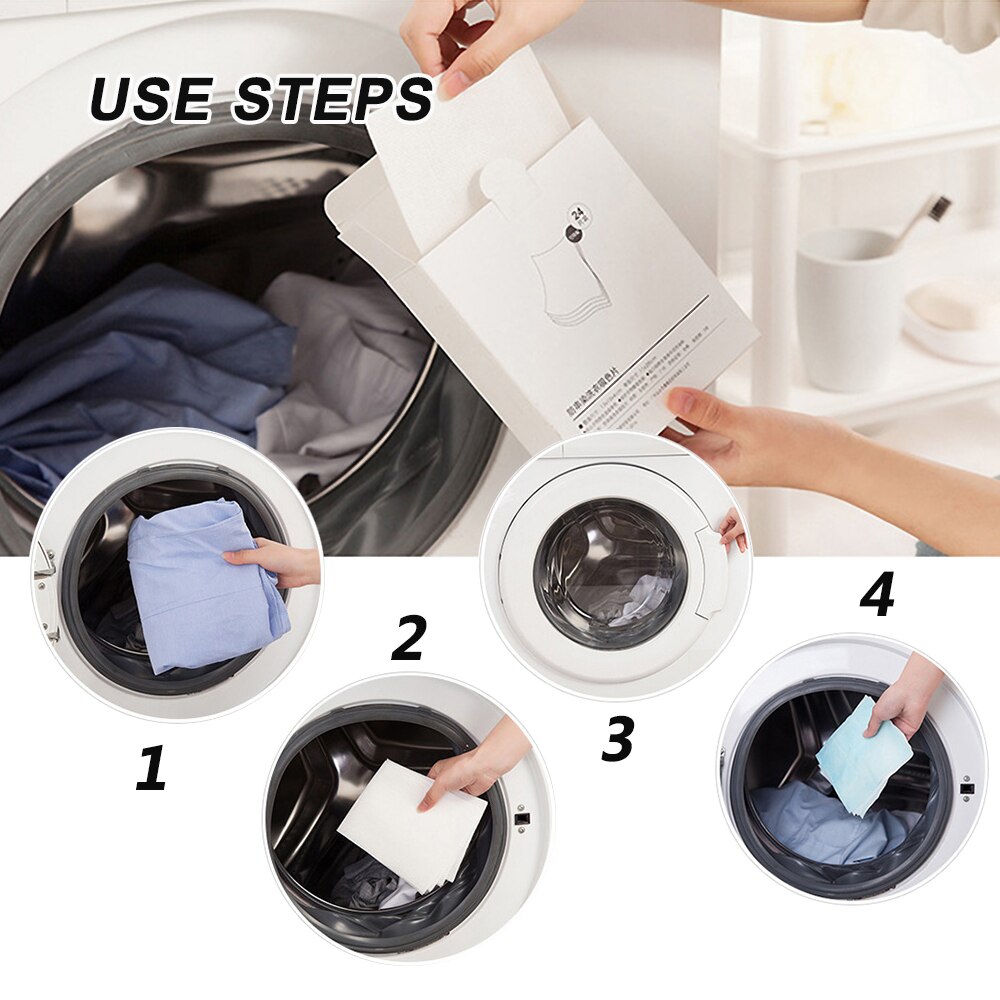Mixed Grabber Color Absorption Sheet Laundry Paper... – Grandado