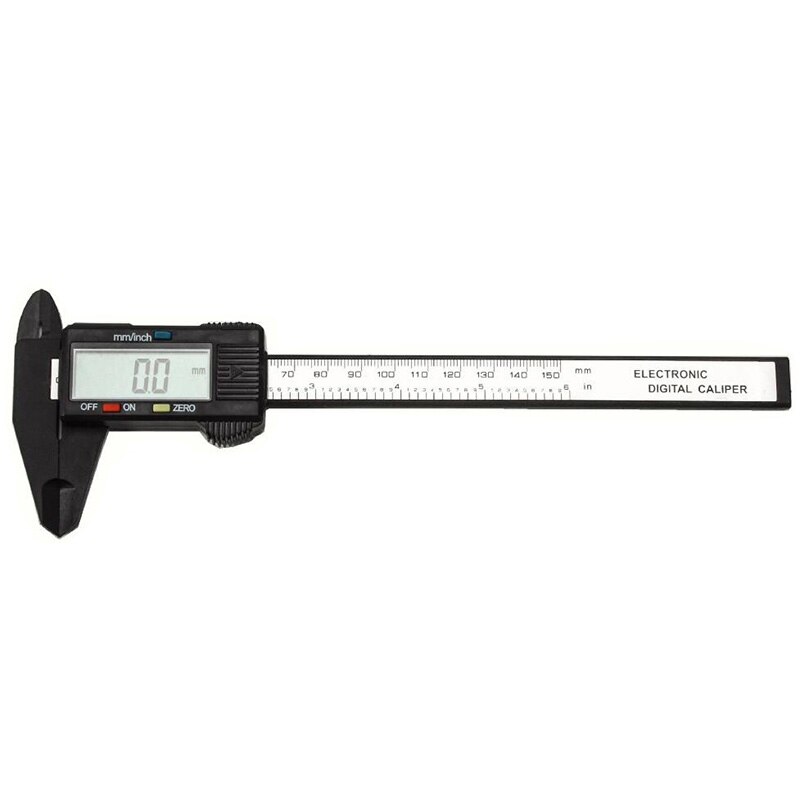 150mm 6 tommer lcd digital elektronisk kulfiber ve... – Vicedeal