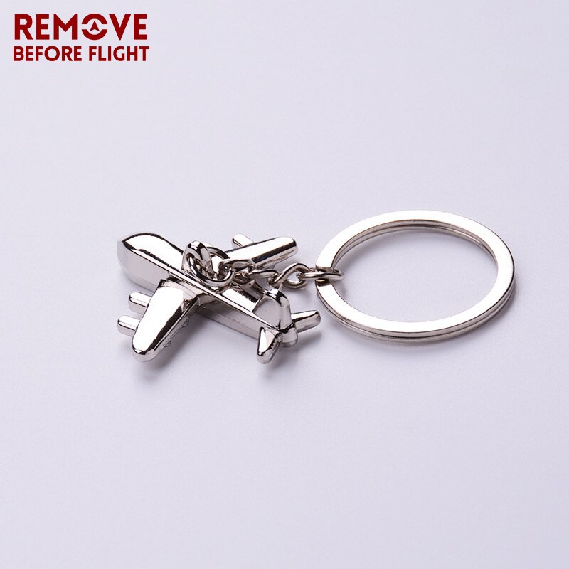Airworthy Plane Keychain Metal Key Chains Mens Key... – Grandado