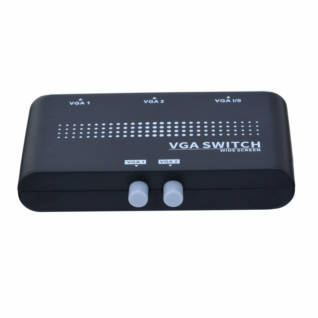 1pc 2 In 1 Out VGA/SVGA Handmatige Sharing Switch ... – Vicedeal