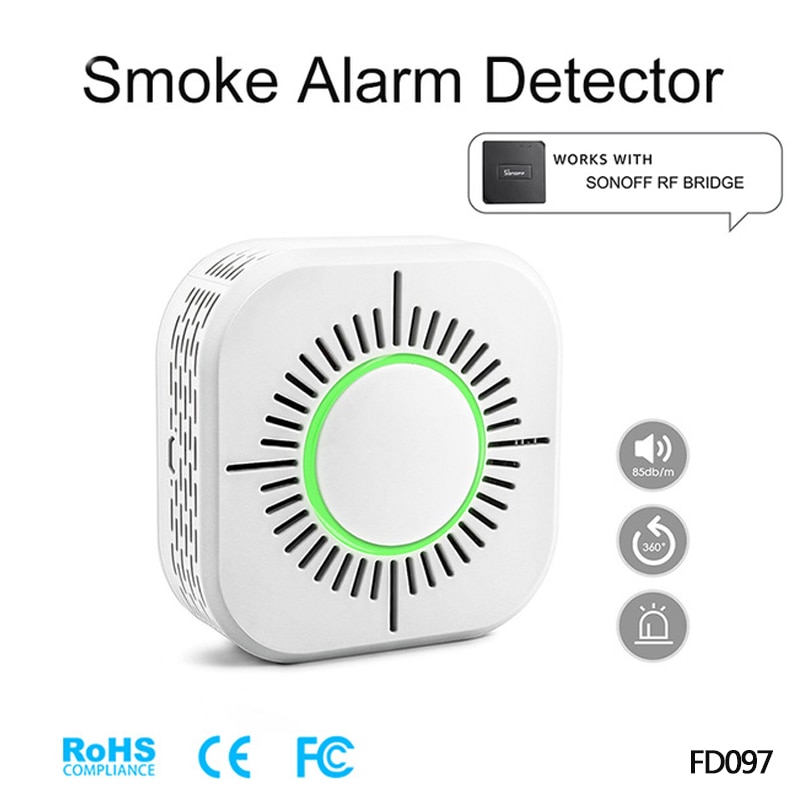 Smart Home Automatic Smoke Detector Wireles 433mhz... – Grandado