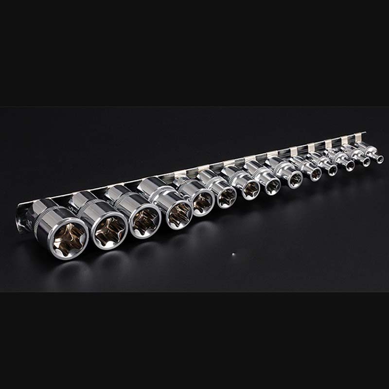 14 st 1/4 " 3/8 " 1/2 "torx star socket set femal ... – Grandado