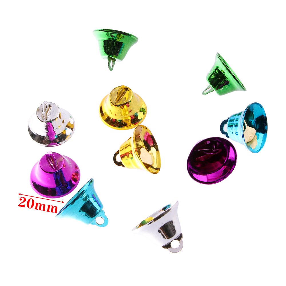 10Pcs Colorful Mini Jingle Bells Pet Hanging Metal... – Grandado