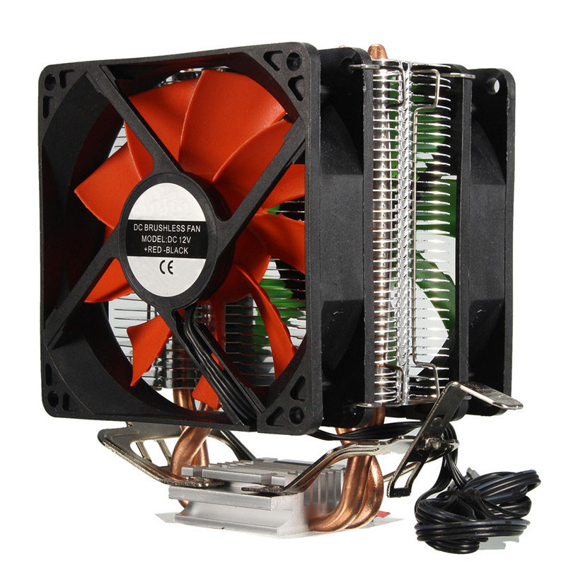 Computer Cooler Fan Hydraulic Dual Heatpipe CPU Fa... – Grandado