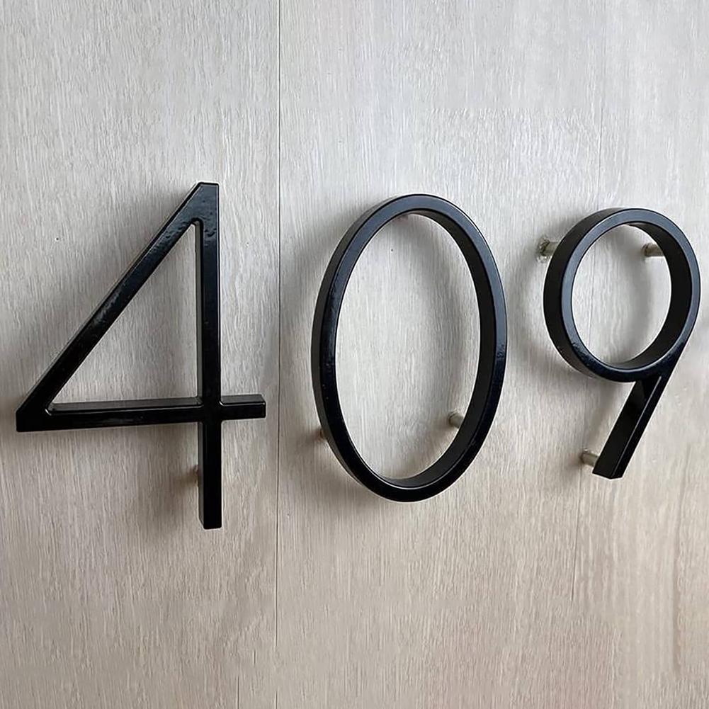 Floating House Number Modern Mailbox Numbers For Y... – Grandado