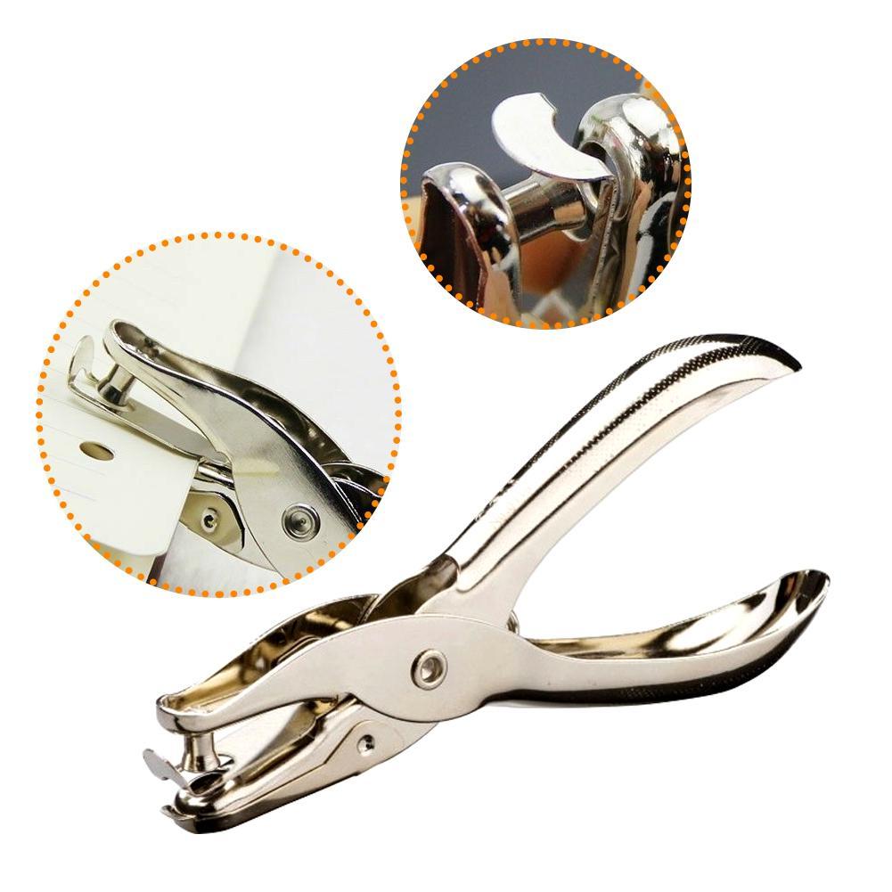 Metal Single Hole Puncher Hand Paper Punch Single ... – Vicedeal