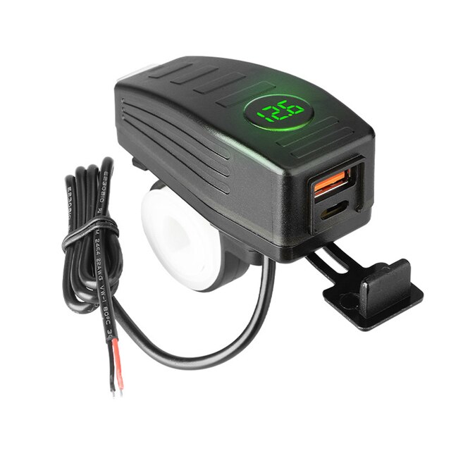 Usb Motorfiets Lader Waterdicht Dual Usb Quick Cha... – Vicedeal