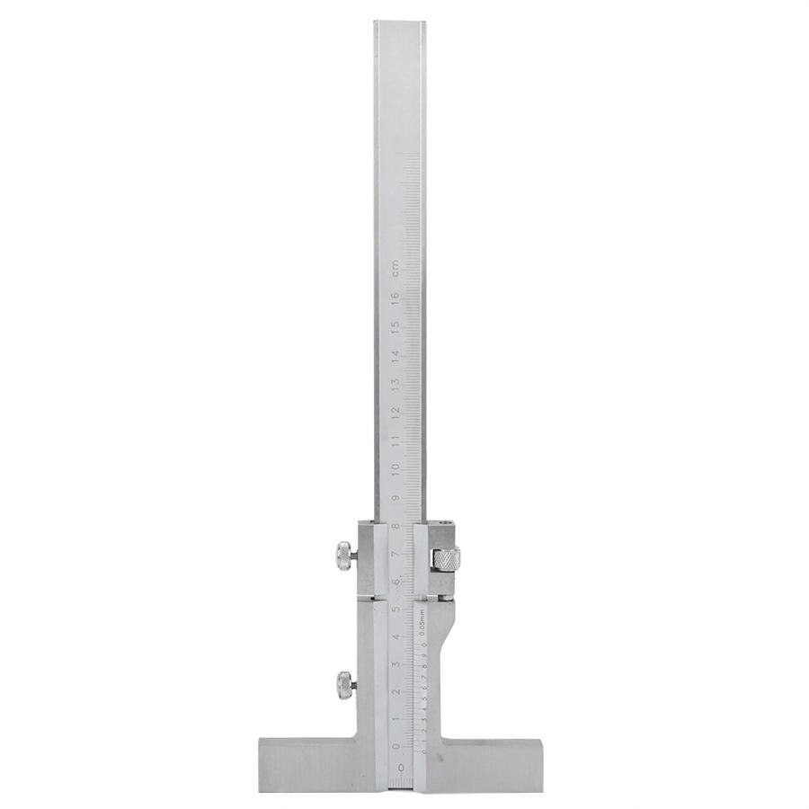 Vernier Tiefe Gauge T-Förmigen Parallel Linie Scri... – Vicedeal