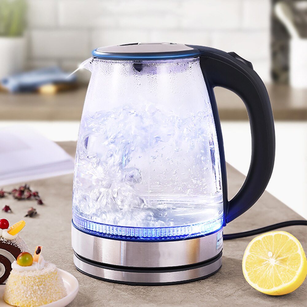 Upgraded 1.7L Electric Kettle LED Light Glass Boil... – Grandado