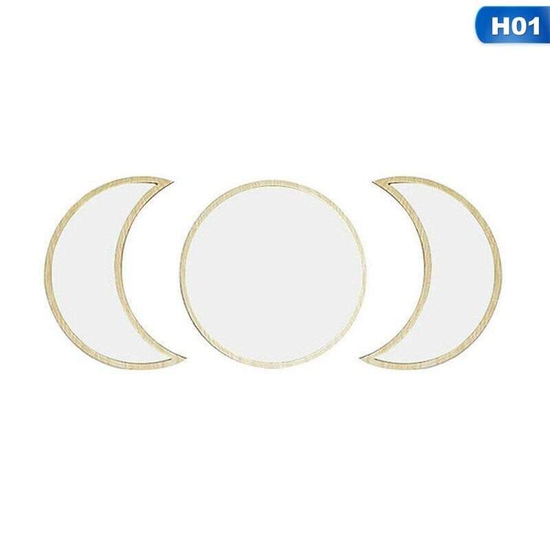 Scandinavian Natural Decor Acrylic Moonphase Mirro... – Vicedeal