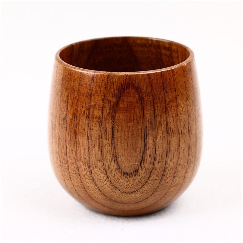 Wood Cup Natural Classical Natural Solid Wooden Cu... – Grandado