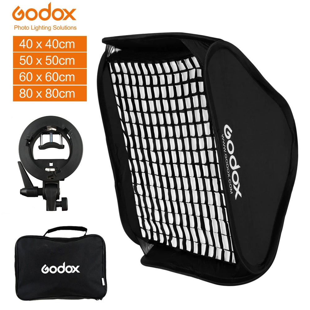 Godox 40x40 50x50 60x60 80x80cm Softbox with S1 S-... – Grandado