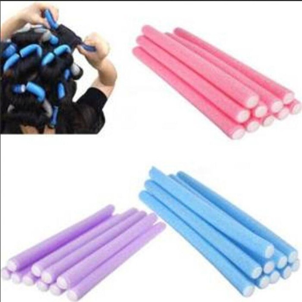 Hair Rollers Soft Foam Anion Bendy Hair Rollers Cu... – Vicedeal