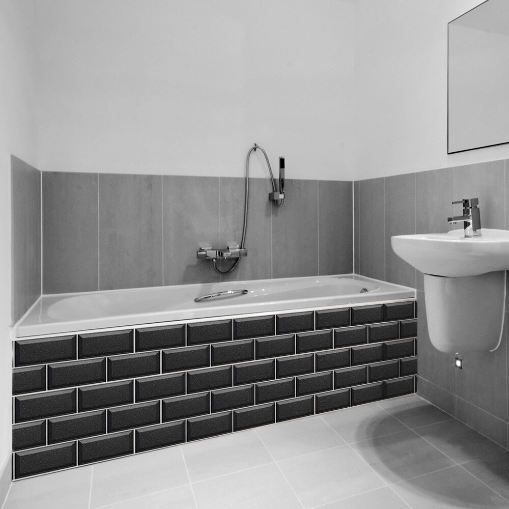 20x10cm Black Matte Wall Stickers Waterproof Wall ... – Vicedeal