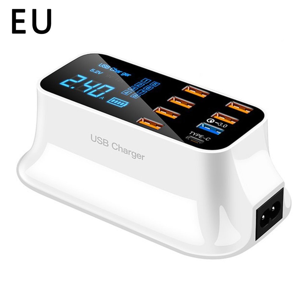 8 Poorten Quick Charge 3.0 Usb Oplader Voor Androi... – Vicedeal