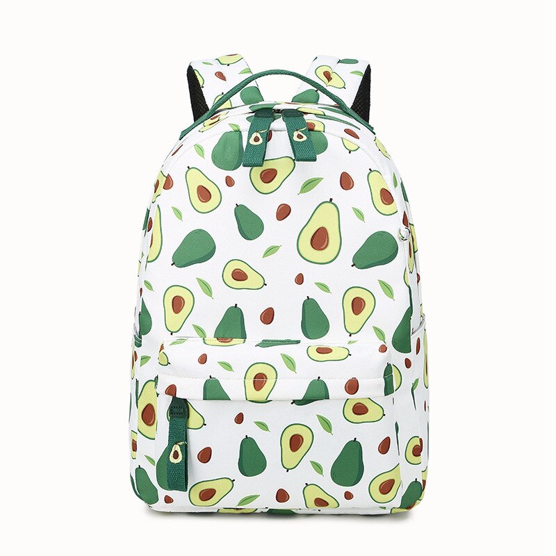 Strawberry Mango Avocado Apple Printed Backpack Sw... – Grandado