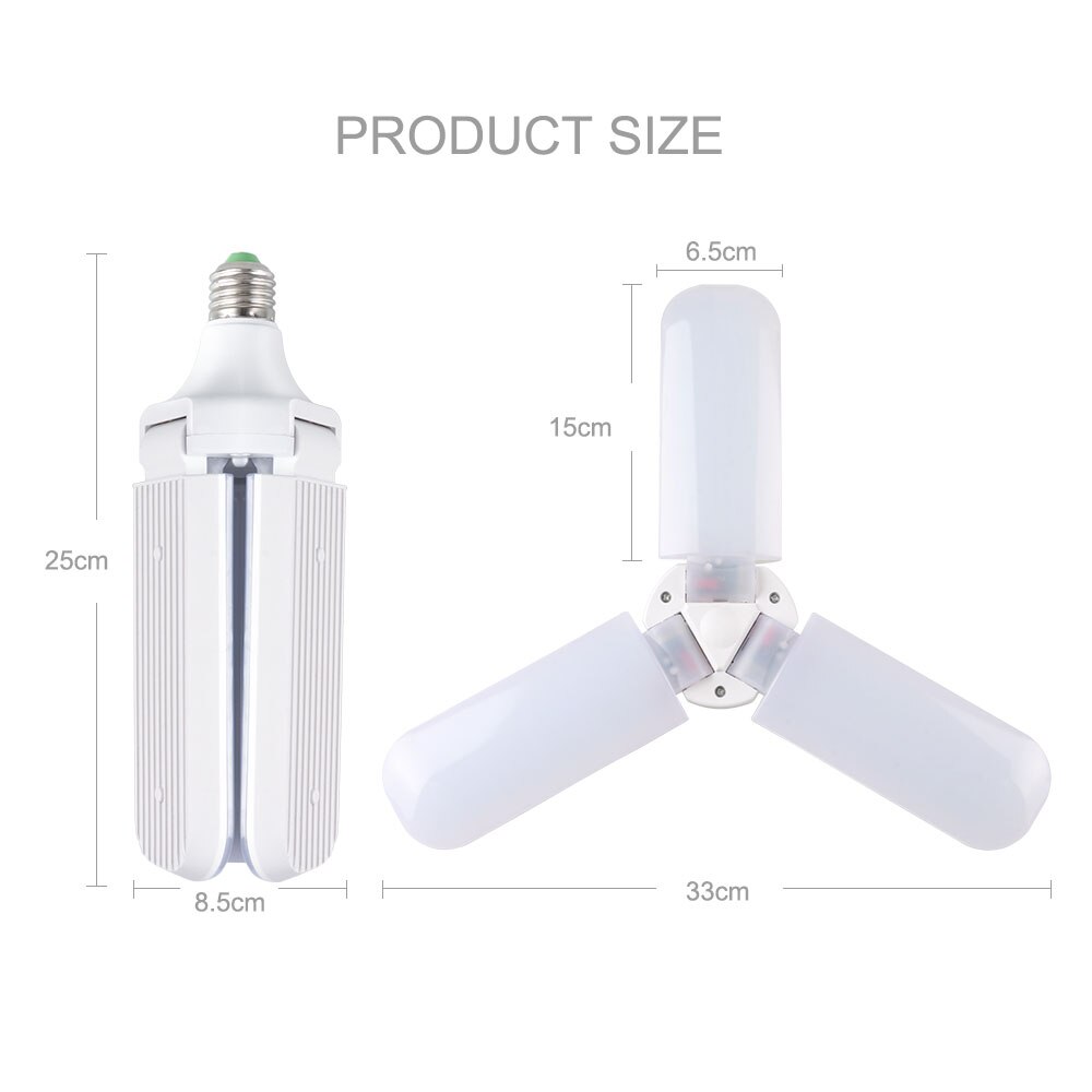 Led Hanger Lampen Opvouwbare Fan Blade Bol 95-265V... – Vicedeal