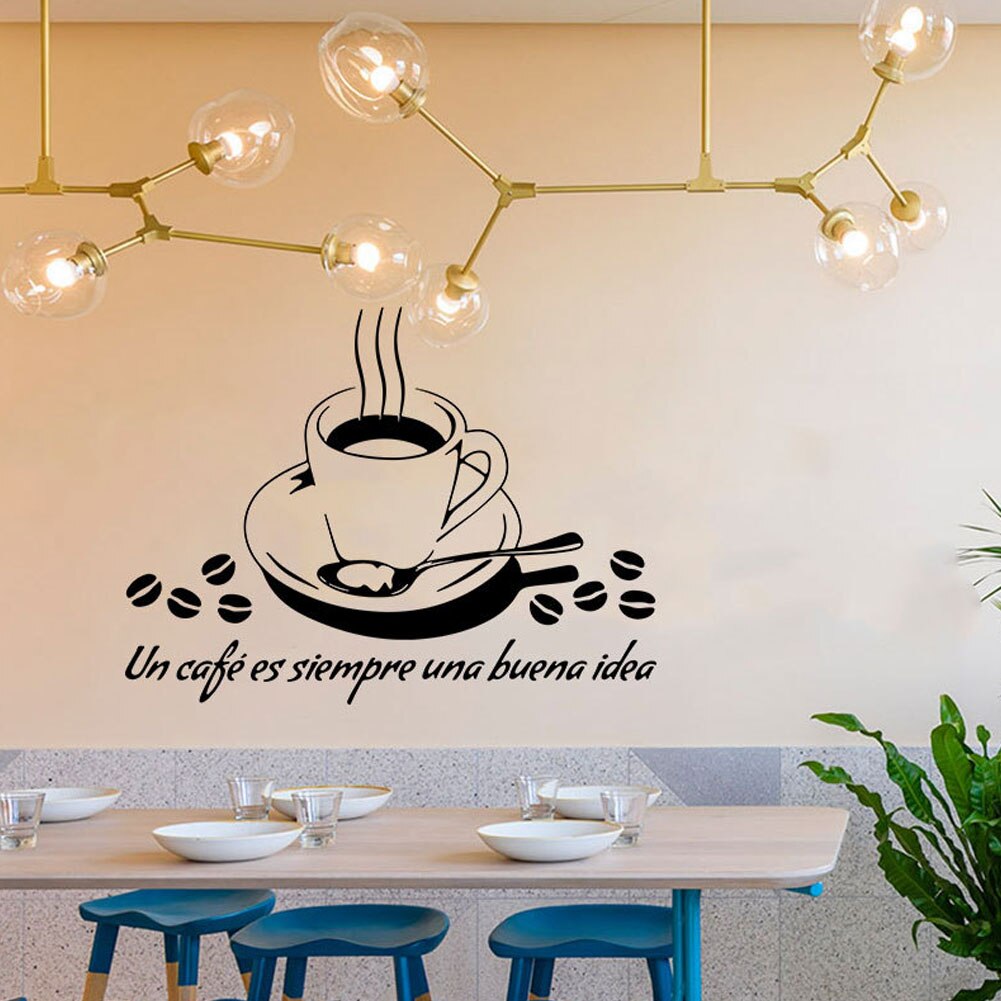 Un Cafe Es Sirmpre Una Buena Idee Spaanse Muur Sti... – Vicedeal
