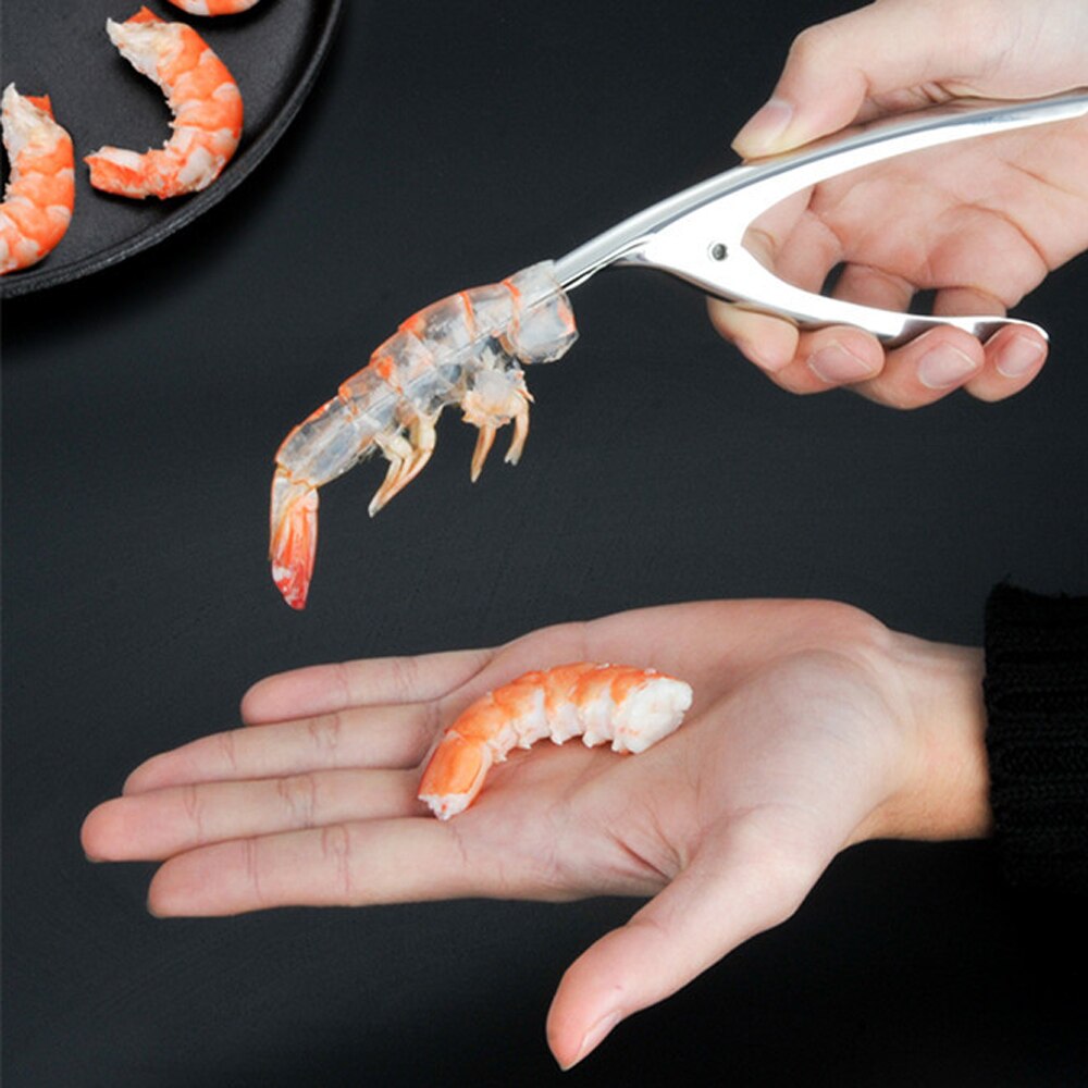 Portable Prawn Shrimp Peeling Plier Deveiners Stai... – Grandado