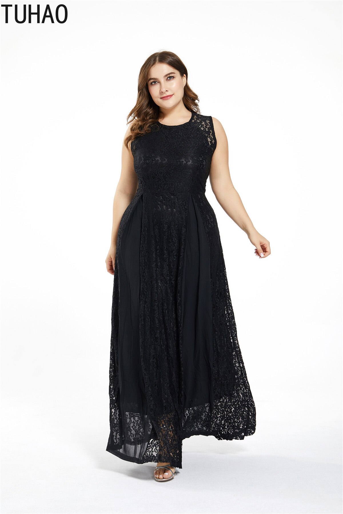 TUHAO 7XL 6XL 5XL 4XL Plus Size Dress Women Summer... – Grandado
